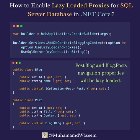 Muhammad Waseem On Linkedin How To Enable Lazy Loaded Proxy For Db In