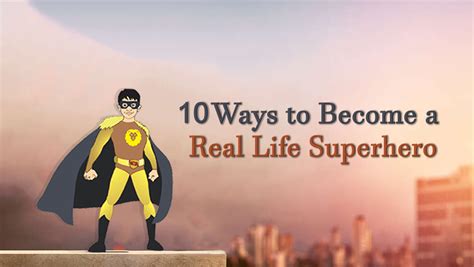 10 Ways To Become A Real Life Superhero Simba Capeman
