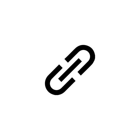 Link Icon Simple Style Social Media Poster Background Symbol Link