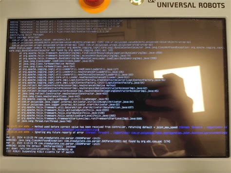 polyscope 5 11 stuck at 100 when loading technical questions universal robots forum