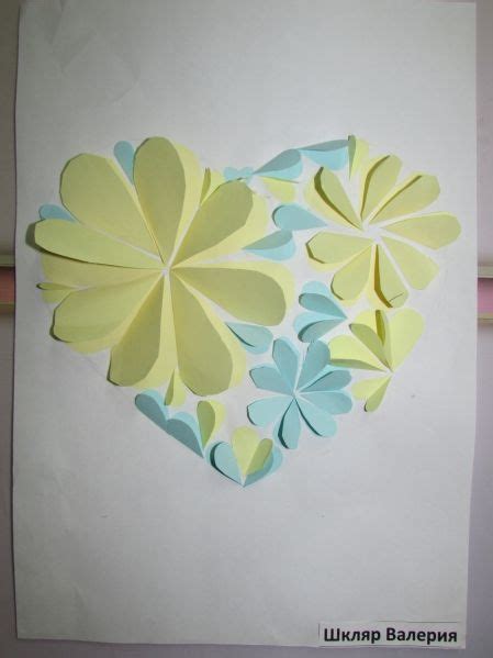 Мастер класс панно из сердечек «Белое на красном Воспитателям детских садов школьным учител