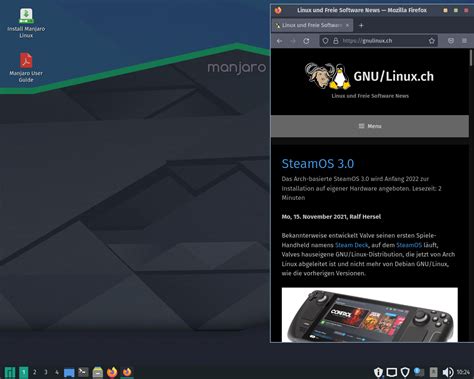 Manjaro Mit LXQt GNU Linux Ch