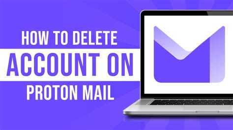 How To Delete Protonmail Account Tutorial Youtube