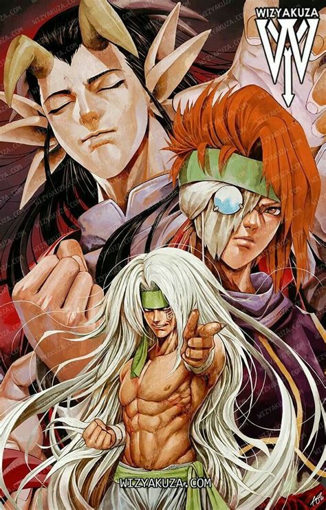 Os 3 Reismukuro Yomi Raizen Yu Yu Hakusho Personagens Ghoul