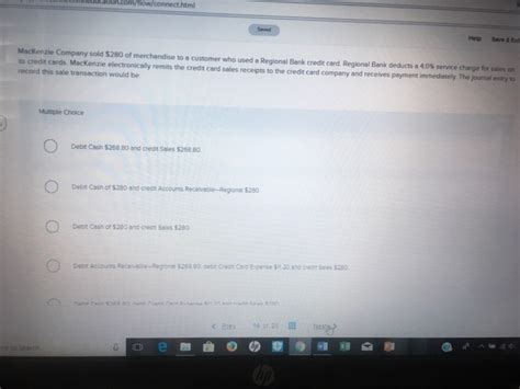 Solved Seved Help Save Exh Mackenzie Company Sold Of Chegg Com