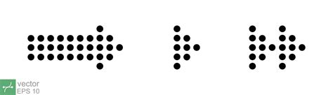 Arrow Vector Icon Collection Right Left Up Down Different Black Direction Sign Element