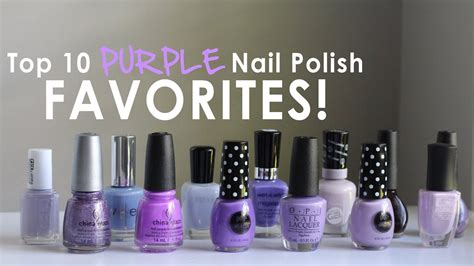 My Top 10 Purple Nail Polish Favorites Opi Essie Zoya China Glaze
