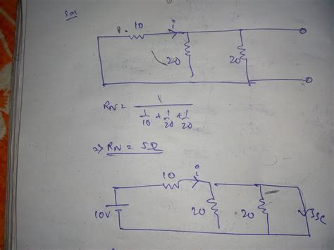Circuit Analysis Solve The Current Theough 15Ω Load Resistance Using