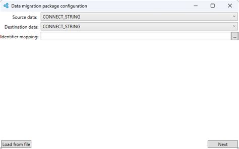 Migration Packages Generation Mechanism