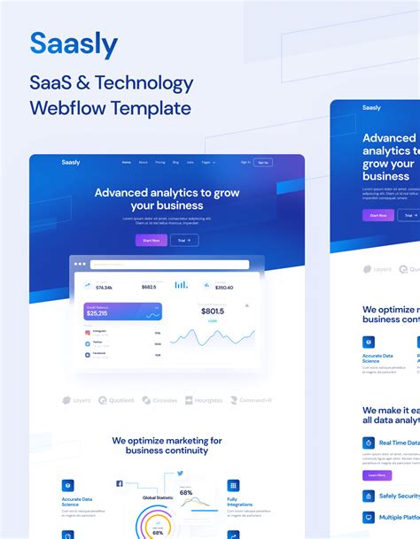 Sassly Saas Html5 Responsive Website Template