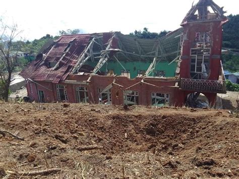 စစ်ကောင်စီက ပစ်မှတ်တိုက်ခိုက်မှုကြောင့် ချင်းပြည်နယ်တွင် ဘာသာရေး အဆောက်အအုံ စုစု‌ပေါင်း ၉၅ လုံးပ