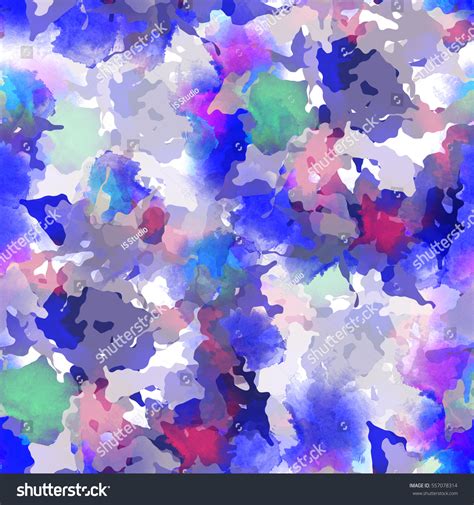 Seamless Pattern Blots Blobs Stylized Camouflage Stock Illustration 557078314 Shutterstock