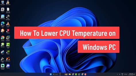 How To Lower Cpu Temperature On Windows Pc 2025 Youtube