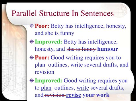 Ppt Parallel Structure Powerpoint Presentation Free Download Id5354 Ppt Parallel Structure Powerpoint Presentation Free Download Id5354