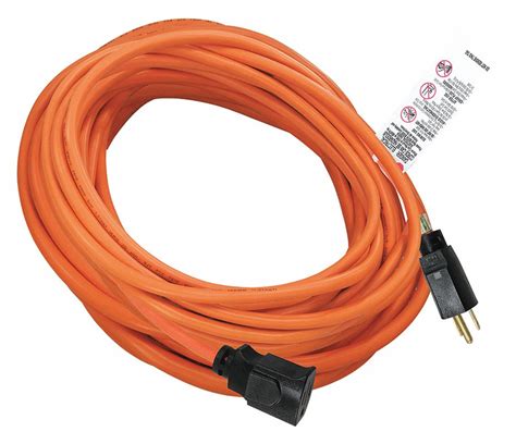 Power First Locking Extension Cord Outdoor A V Ac Number Of Outlets Orange