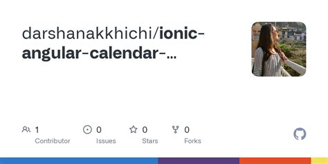 github darshanakkhichi ionic angular calendar example