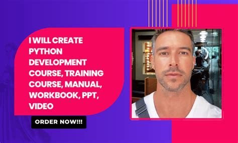 Create Python Development Course Training Course Manual Workbook Ppt Video By Patrick
