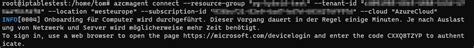 Onboarding Azure Arc On Linux Ubuntu