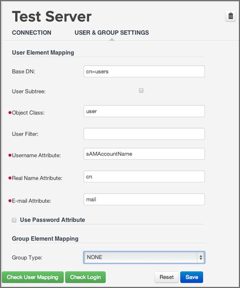 Sonatype Clm Server Security Administration Guide 33 Mapping Ldap