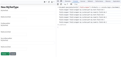 Cant Access Fields Wrappers Separately For Named Parts And Regular
