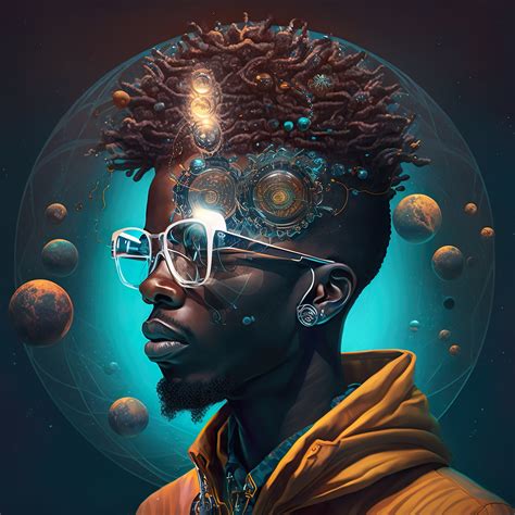 Celf Centered Afrofuturism Wall Art African American Art Poster