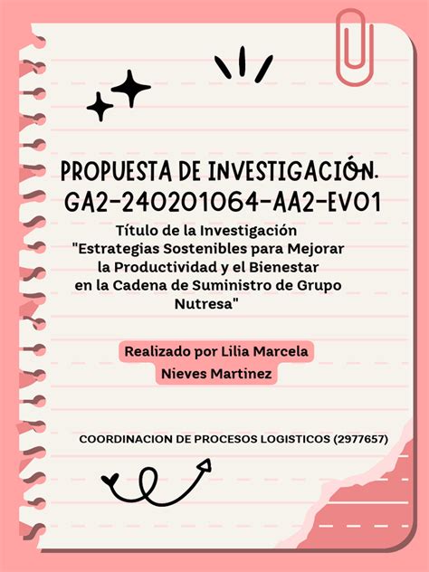 Propuesta De Investigación Ga2 240201064 Aa2 Ev01 Pdf