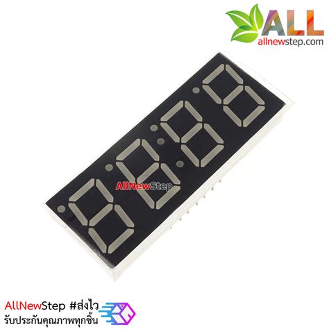 7 Segment 056 นิ้ว 4 Digit Clock Red ไฟ 7 Segment 056 4 หลักพร้อมจุด