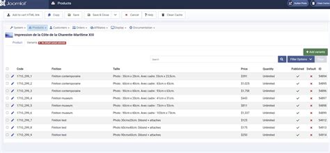 Hikashop Comment Modifier Le Variant Par Défaut Ave Une Importation Excel Hikashop