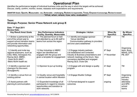 Operational Plan
