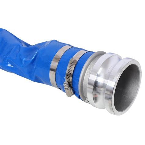 Tatayosi 4 Inches X100ft Pool Backwash Hose Heavy Duty Reinforced Blue