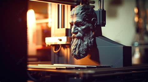 Closeup Of A Modern 3d Printer In Action Creating A Figure Background 3d Print 3d Printing