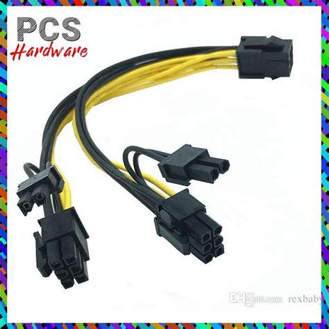 Pci E 6 Pin To 2x 6 2 Pin 6 Pin 8 Pin Power Splitter Cable Pcie Pci Express Graphics Card 6p