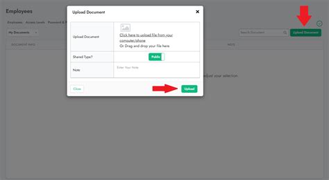 How To Upload Employee Documents Salesvu