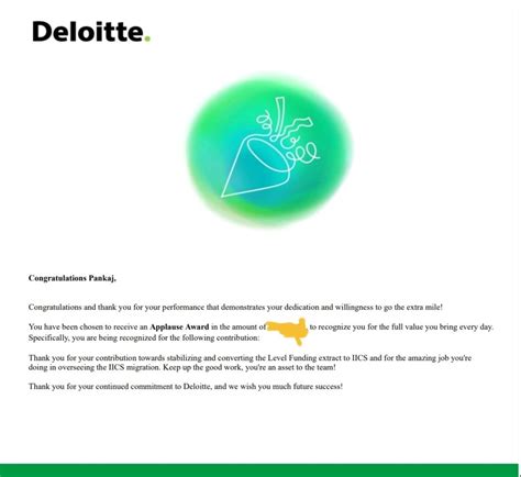 pankaj joshi on linkedin delighted 🥳 to receive an applause award thank you deloitte for always…