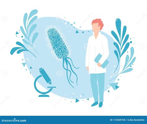 A Microbiologist Or Bacteriologist Examines The Bacterium Laboratory