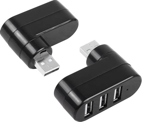 Usb 3 Port Expander Splitter Yacsejao 2pcs 180° Degree Rotatable Usb 2 0 1 To 3 Hub