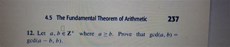 The Fundamental Theorem Of Arithmetic Let Chegg