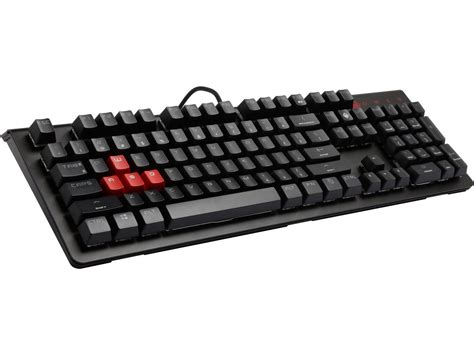 OMEN By HP Keyboard 1100 Mechanical Gaming Keyboard With Blue Switches Red Backlit LED Newegg Com