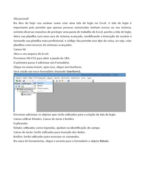 Curso Vba Excel Pdf Microsoft Excel Macro Ciência Da Computação