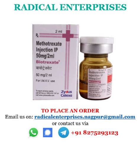 Methotrexate 500mg Injection At Best Price In Nagpur By Radical Enterprises Id 2850842618833