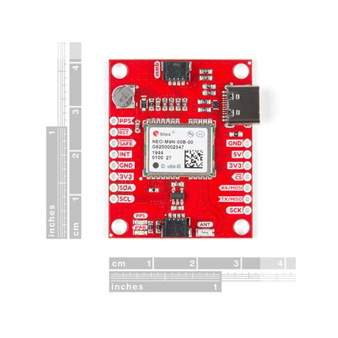 SparkFun GPS Breakout NEO M9N Chip Antenna Qwiic