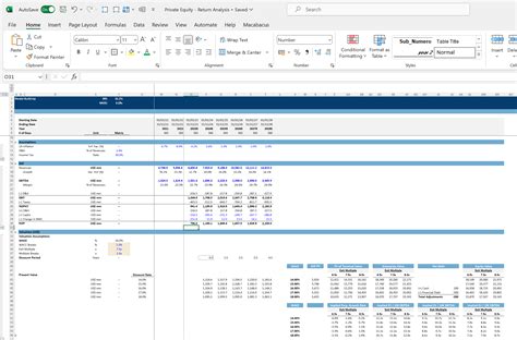 Buy Private Equity Investment Model Template Icrest Models