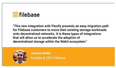 Migrate Data From Web To Web With Filebase And Flexify IO