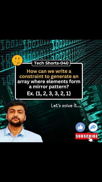 Creating A Mirror Pattern In Systemverilog Arrays Vlsi Navneettechshorts Vlsi Shorts Youtube