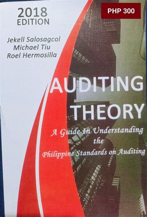 Auditing And Accounting Book For Sale Auditing Theory A Guide In Understanding The Philippine
