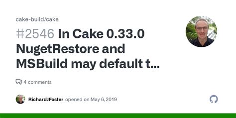 In Cake 0330 Nugetrestore And Msbuild May Default To Different Sdks