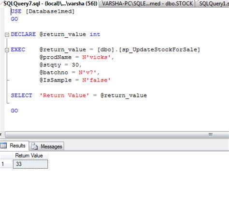 c how to return decimal value from stored procedure stack overflow