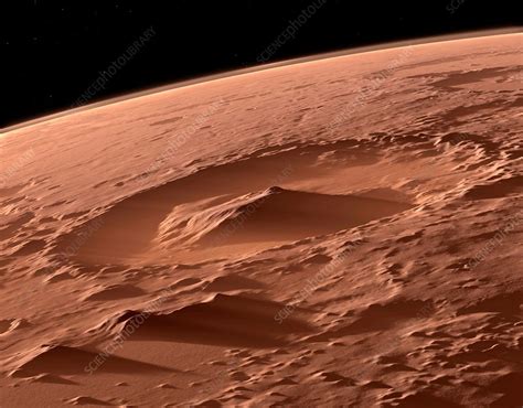 Gale Crater Mars Stock Image C0138971 Science Photo Library
