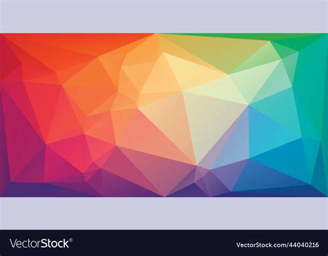 Colorful Triangular Background Royalty Free Vector Image