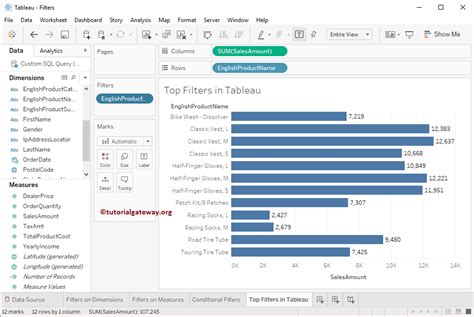 How To Use Top Filter In Tableau At Georgia Challis Blog
